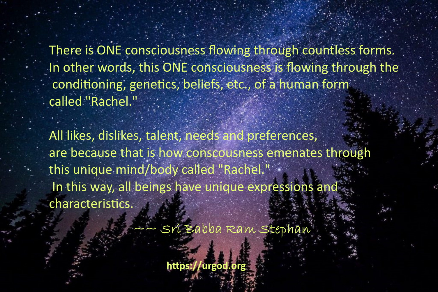 One consciousness – YOU ARE G-D!!!